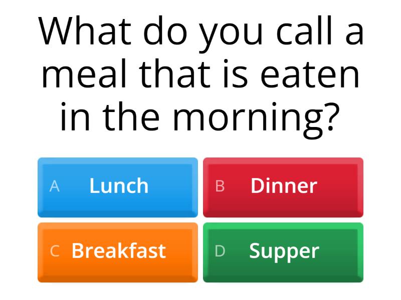 English Pre Test - Quiz