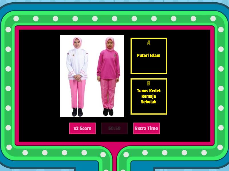 Pakaian Unit Beruniform Sekolah - Gameshow quiz