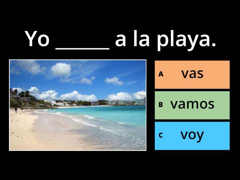 IR y los lugares Grade 4 - Quiz