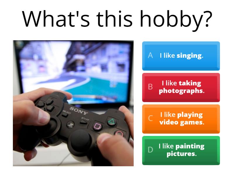 A1. Vocabulary: What's that hobby? - Quiz