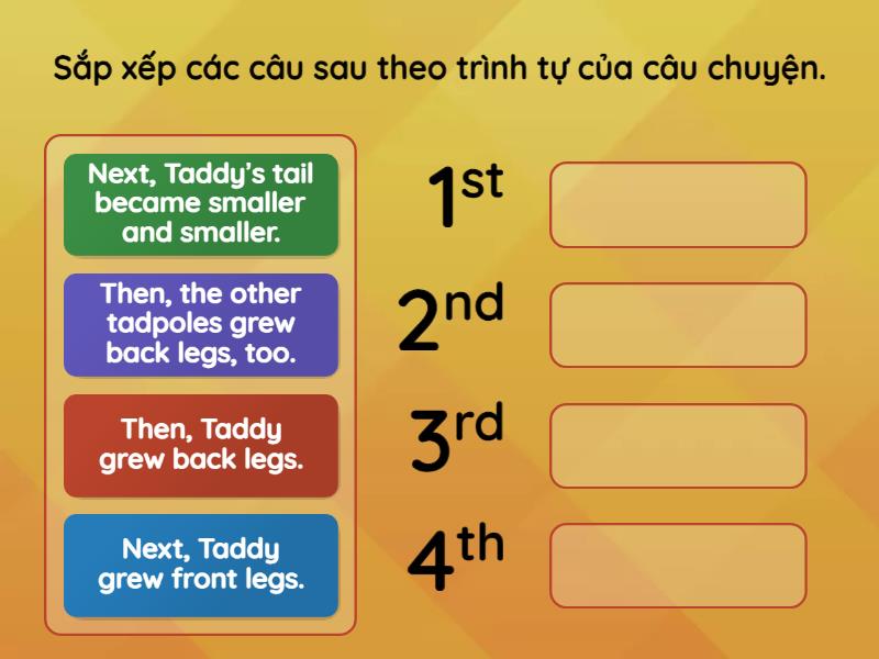 Razkid - Level D - Tadpole teasing - Rank order