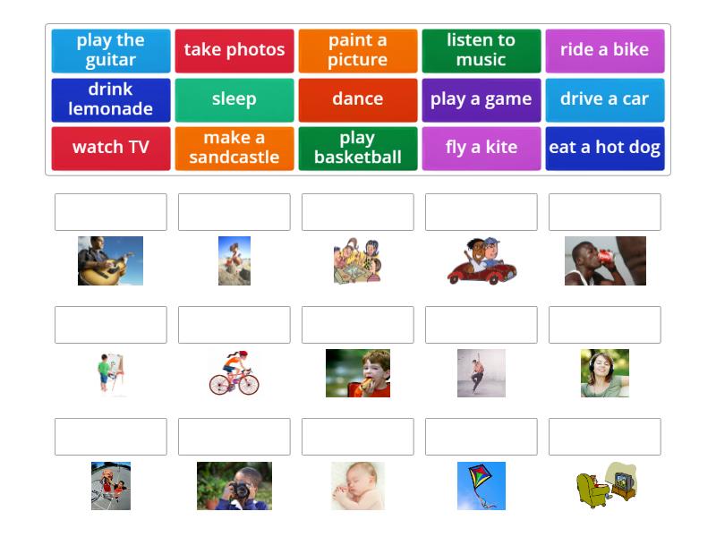 Spotlight 3. Module 7. Words - Une las parejas