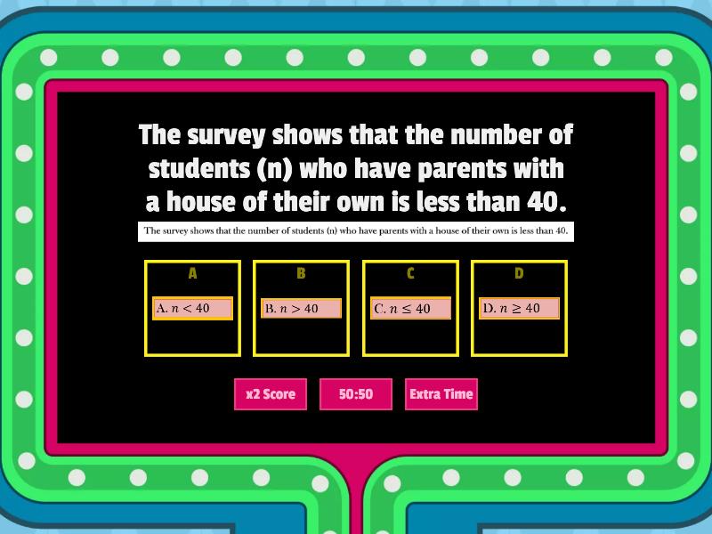 Activity: "Guessing Game: Decode the Mathematical Mystery!" - Gameshow quiz