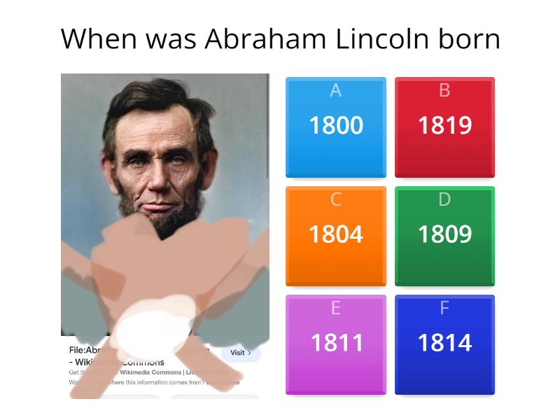 Abraham Lincoln life and facts - Quiz