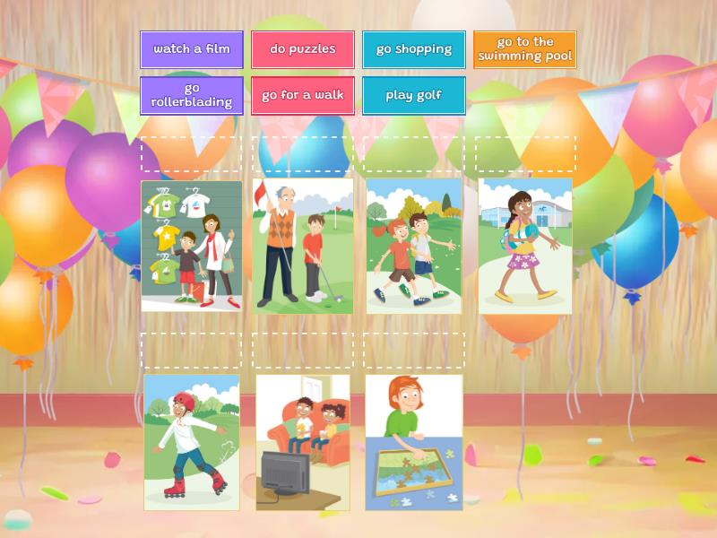 Unit 9. At the seaside - Match up