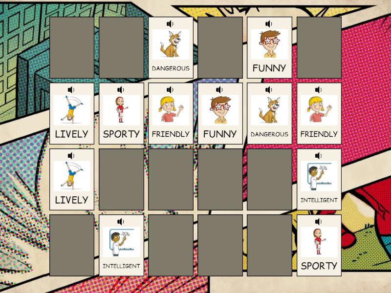 LWU 3 STARTER UNIT HANGMAN - Matching pairs
