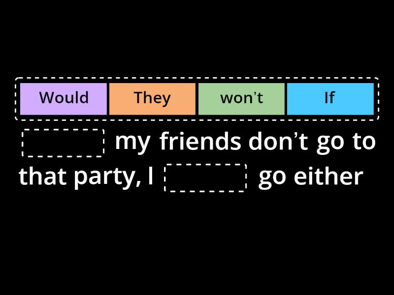FIRST CONDITIONAL - Complete the sentence