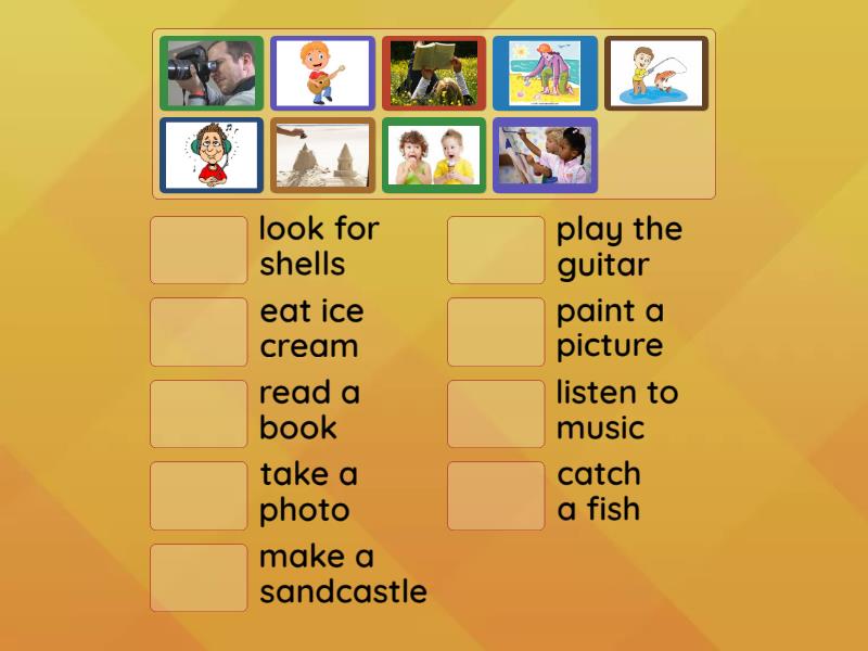 SM1 Unit 9 at the beach - Match up