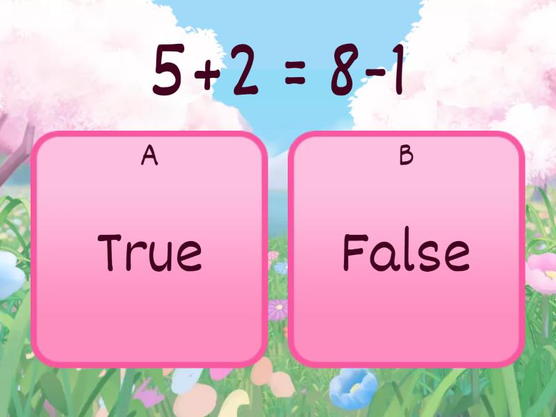 Equal Equations: True or False - Quiz