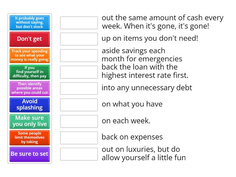Roadmap B2 - Unit 5A - Match up