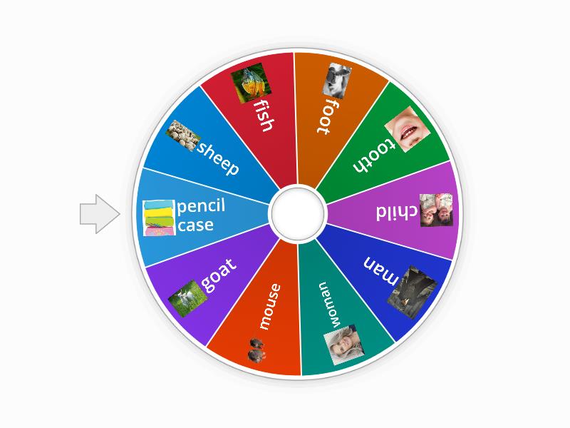 Plurals. Starters - Random wheel