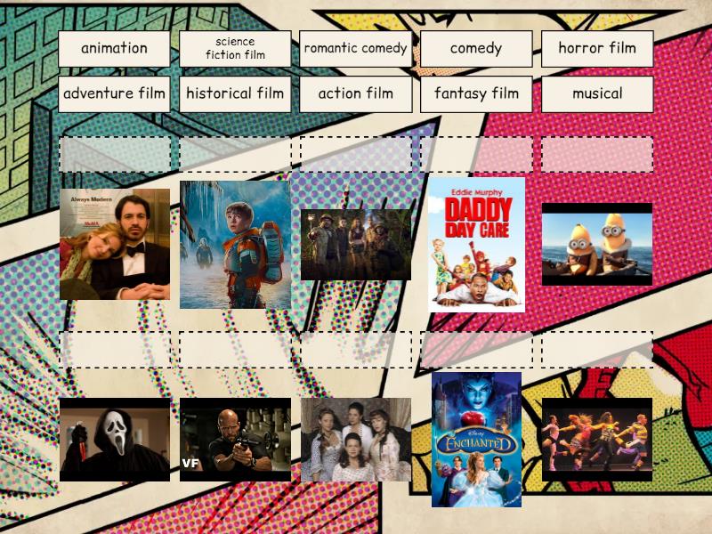 types of films - Match up