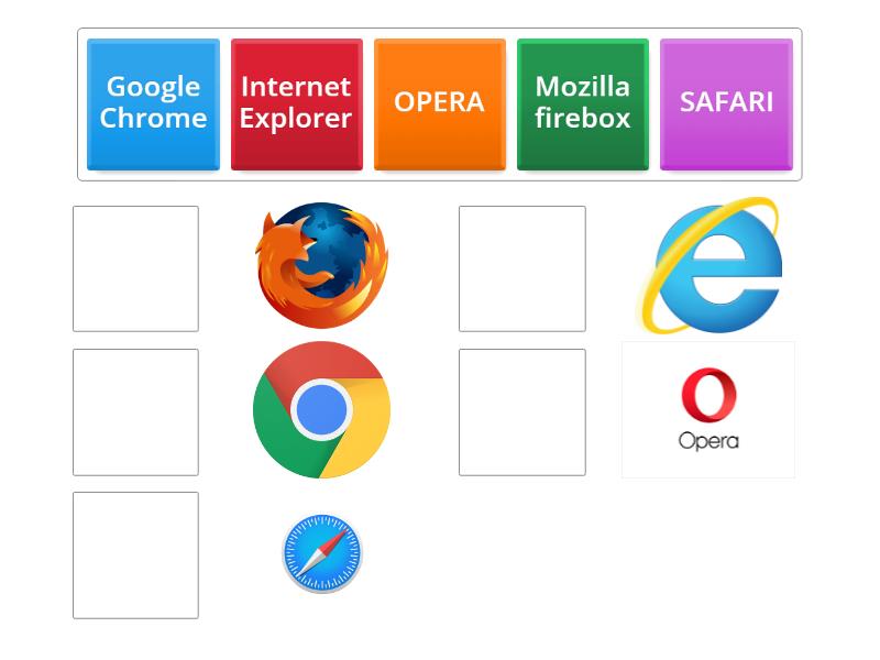 WEB BROWSERS Match the Logo - Associação