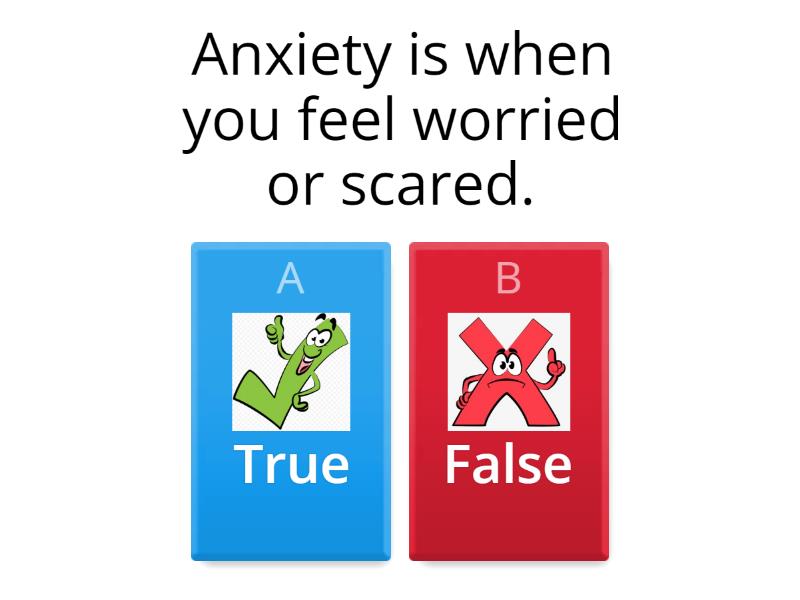 Self-harm and anxiety (True or False) - Quiz