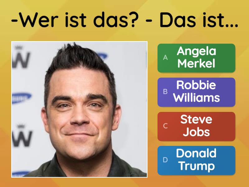 Wer ist das? Das ist... - Quiz