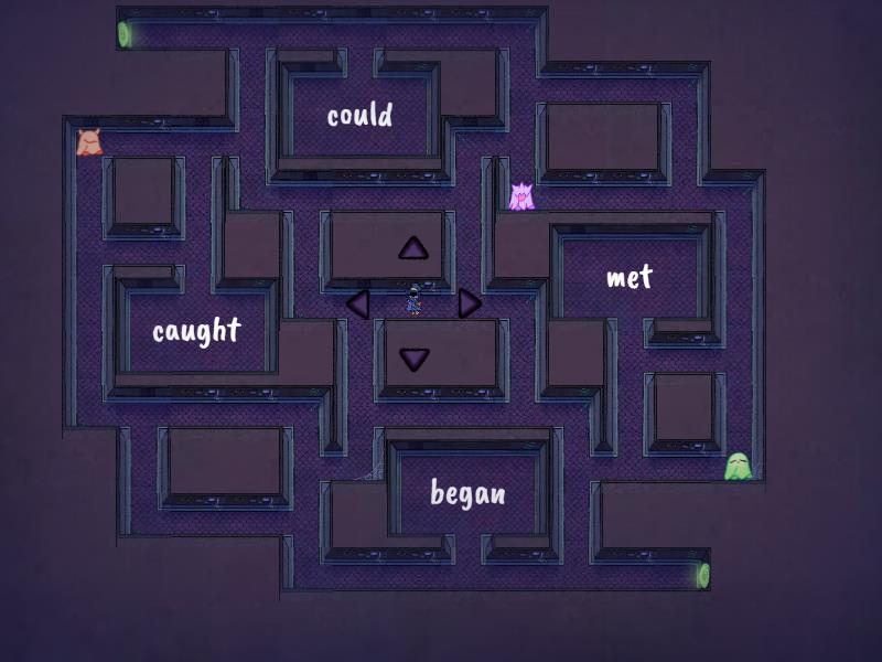 Past Simple- Irregular verbs - Maze chase