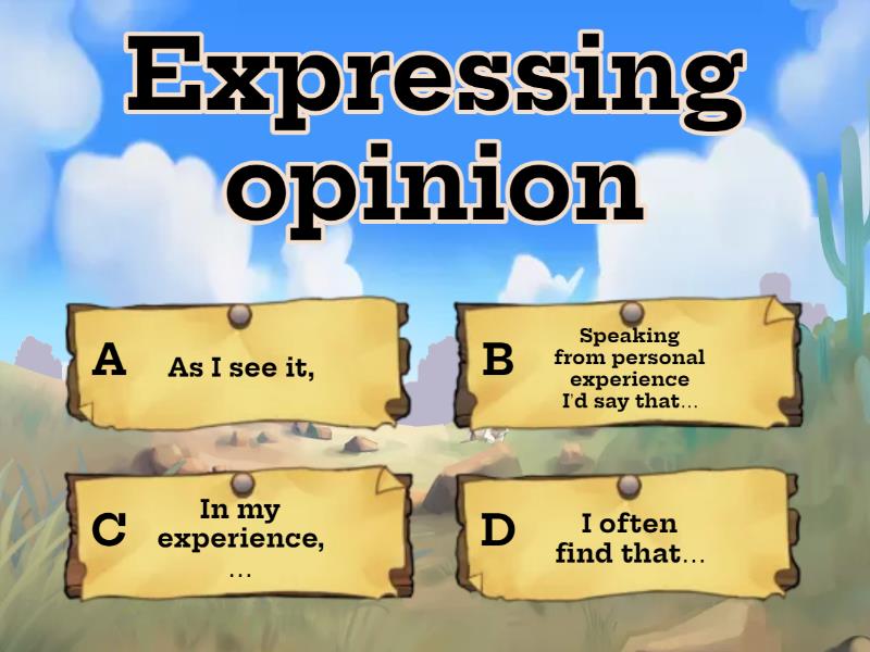 Speaking: Useful Phrases- C2 - Quiz