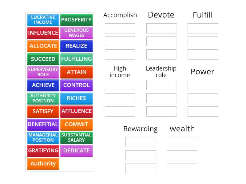 Success Unit 10 - Group sort