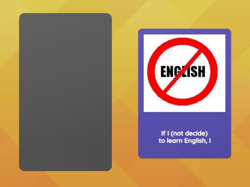 !Third Conditional - Speaking cards