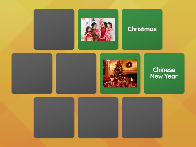 Festivals - Matching pairs