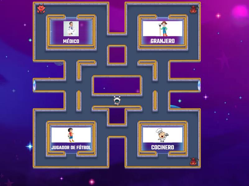 HERRAMIENTAS Y PROFESIONES - Persecución en el laberinto