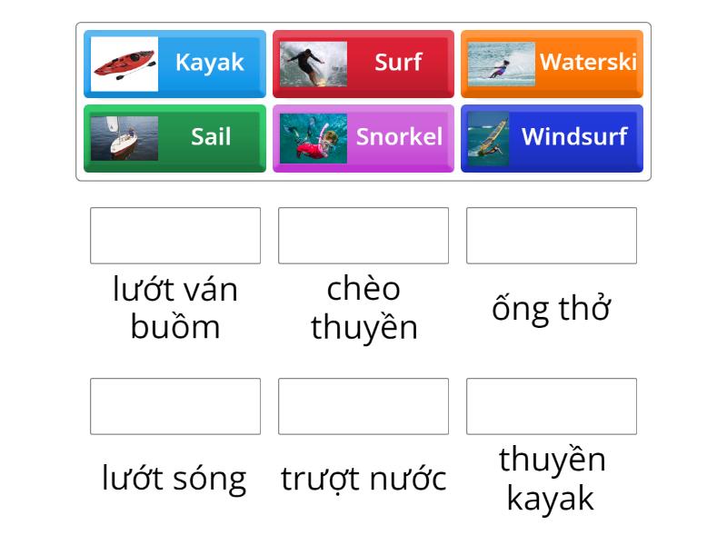 UNIT 4 - LESSON 1 - Match up