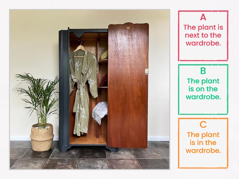 Prepositions of place - Choose the correct - Quiz