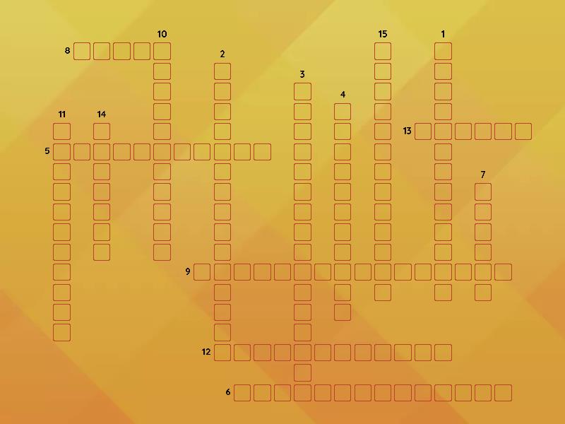 CLASS RULES - 4TH GRADE UNIT 1 - Crossword