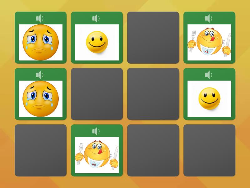 How do you feel today? FEELINGS - Matching pairs