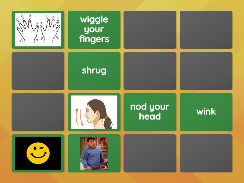 C1.4 Body gestures - Matching pairs