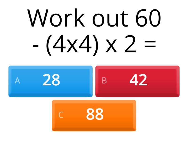 Functional Skills Level 1 Non Calculator Practice - Quiz