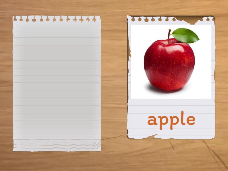 Fruit - Speaking cards