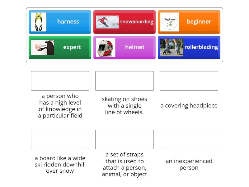 Match the following vocabulary words to their corresponding definitions ... Match the following vocabulary words to their corresponding definitions ...