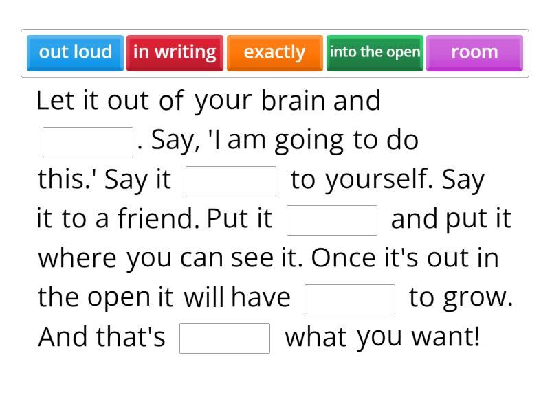 010_Commit to making it happen - Complete the sentence
