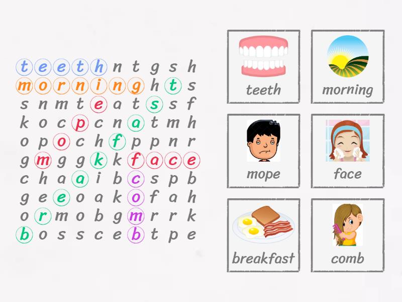 OLG2 U7 L2 Word Search - Wordsearch