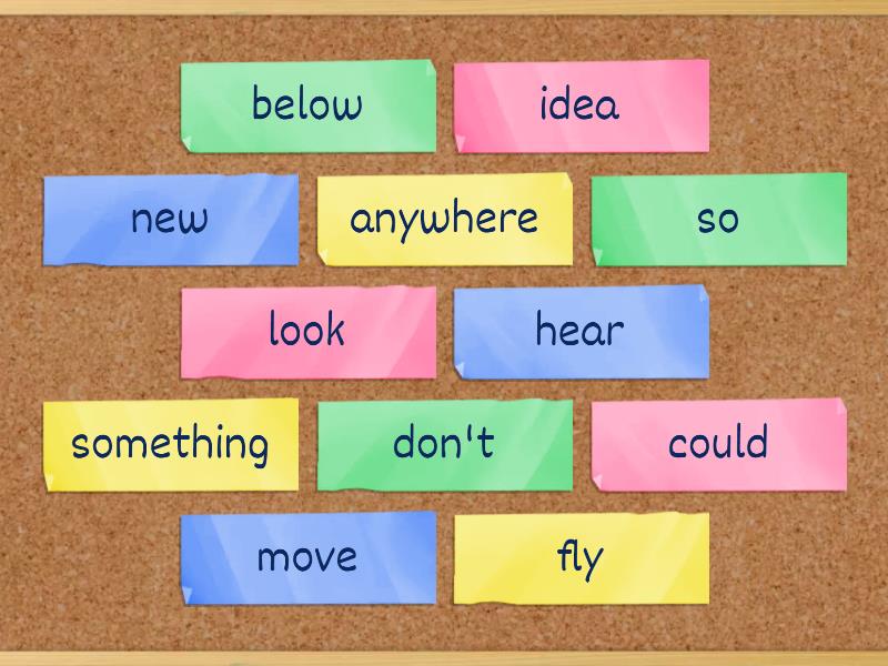 Irregular Words Fluency - Flip tiles