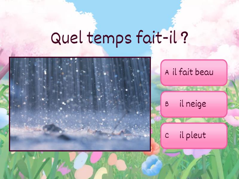 La météo - Quiz