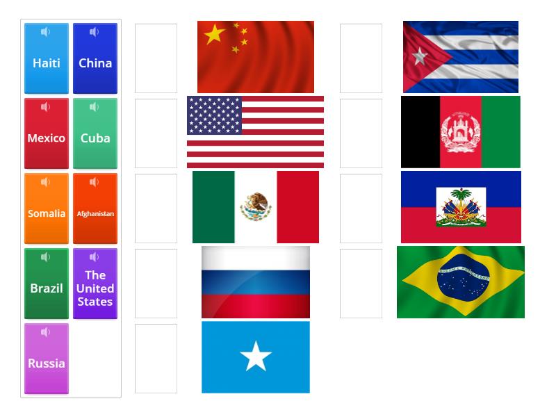 Countries and Flags - Match up
