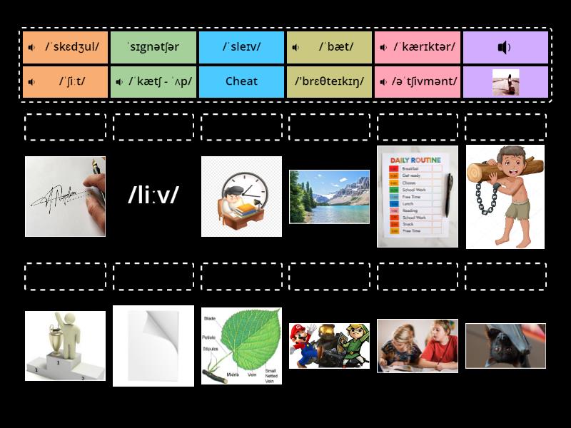 PHONETICS - GAME - Match up