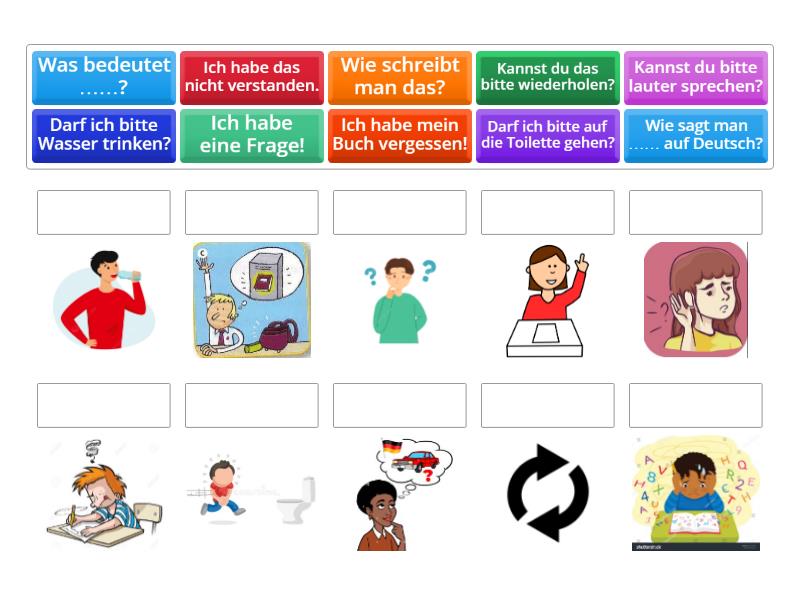 Klassensprache - Match up