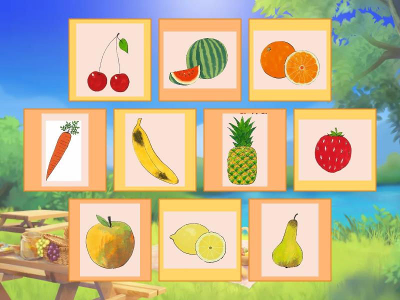Fruit - Flip tiles