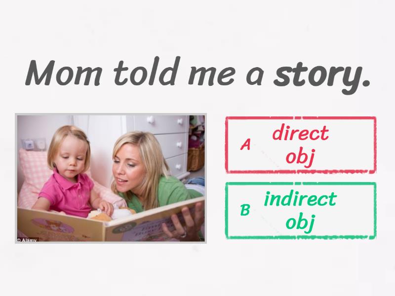 direct & indirect object ZAVAMA TOEFL - Quiz