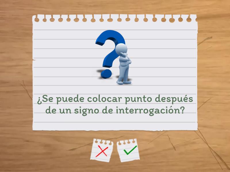 Signos de Interrogación - Flash cards
