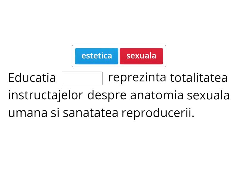 Educatia - Missing word
