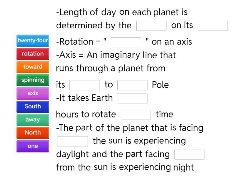 Length of Day, Length of Year, Tilt of the Earth's Axis, Earth's ...