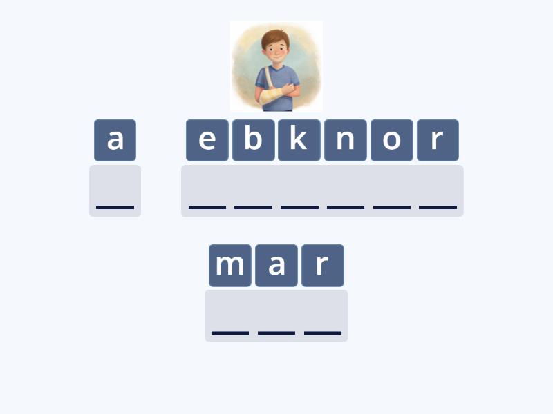 KB3 Unit 5 Vocabulary - Anagram