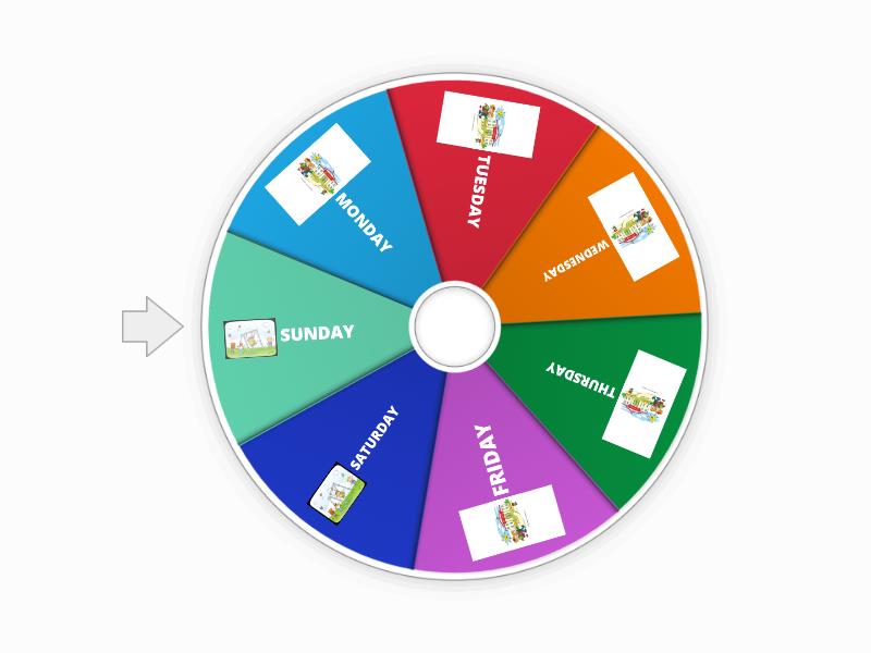 DAYS OF THE WEEK - Spin the wheel
