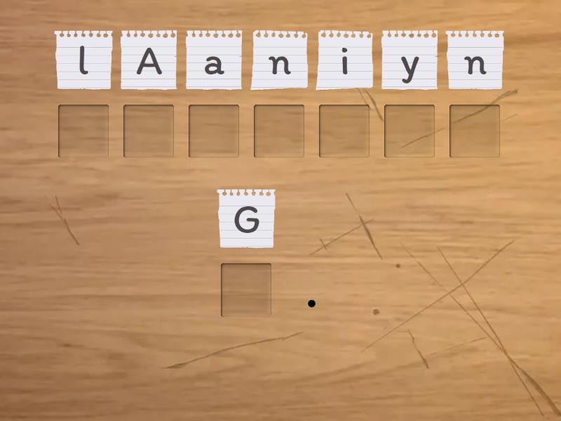 Ms Lopez Class - Anagram