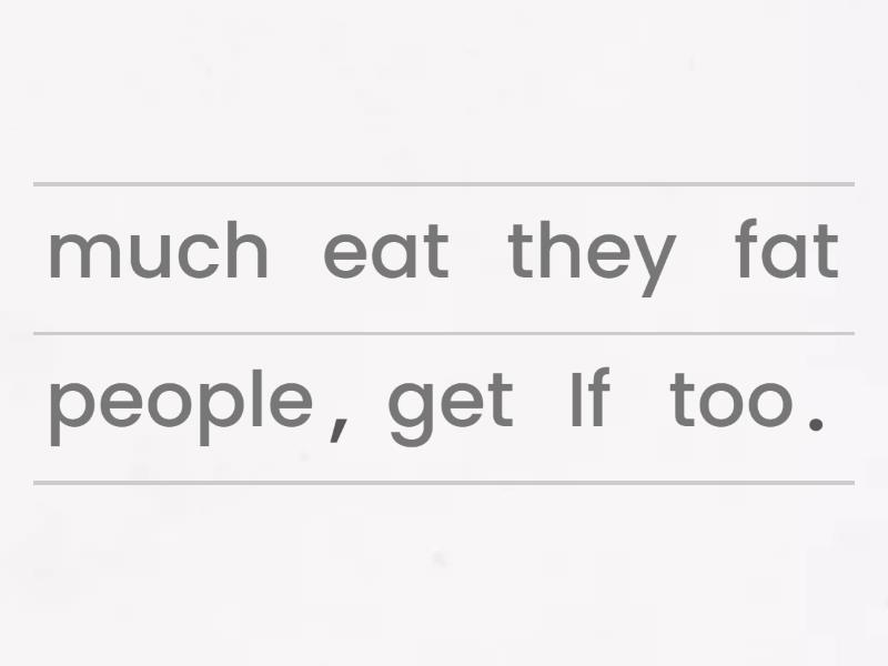 Zero conditional - Unjumble