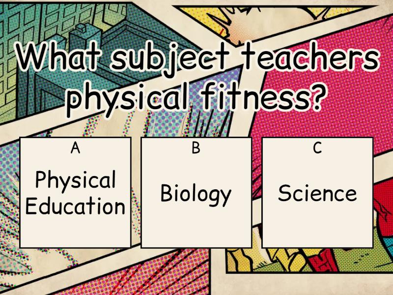 Guess the Subject - Quiz
